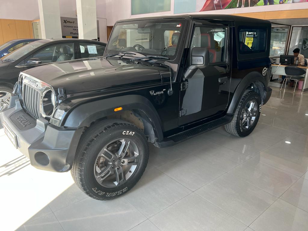 Used Mahindra Thar LX Manual 4 Seater Hard Top Diesel in Jaipur 2022 model, India at Best Price.