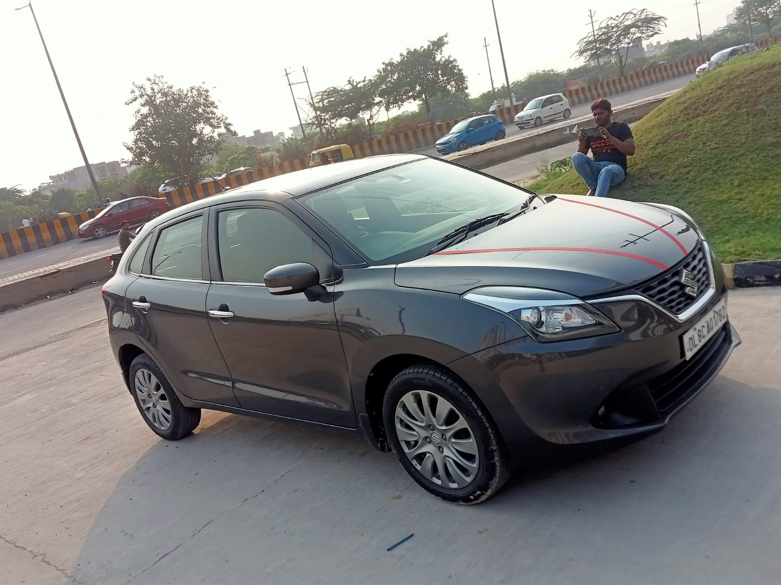 Used Maruti Suzuki Baleno Alpha Petrol BS IV in Noida 2017 model, India ...