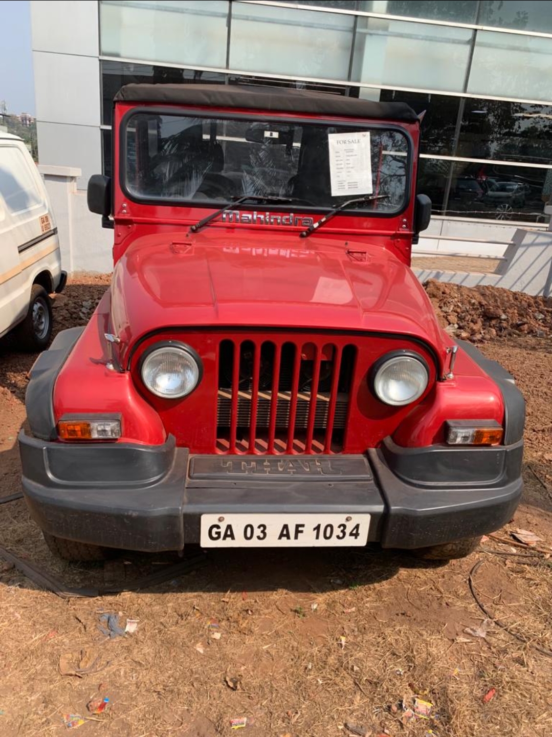 Used Mahindra Thar AX OPT RWD Manual 4 Seater Hard Top Diesel in South ...
