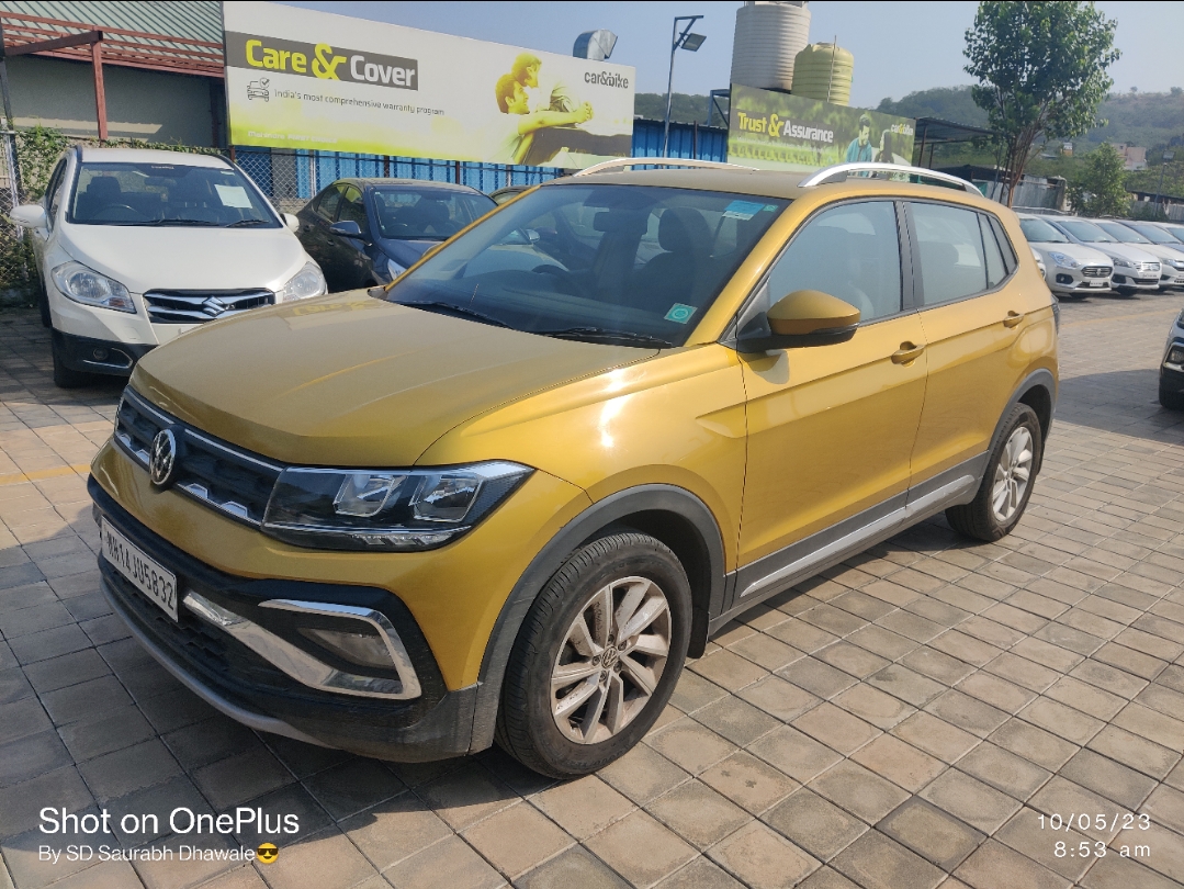 Used Volkswagen Taigun 1.0 TSI Highline AT in Pune 2021 model, India at ...