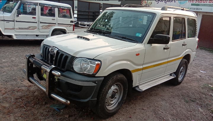 Scorpio Car White Inside